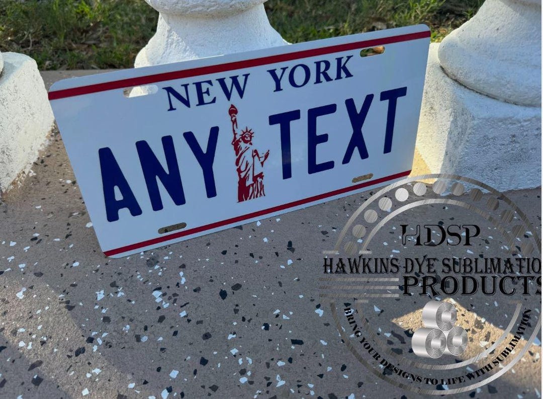 NEW YORK LICENSE Plate Custom Any Text Novelty Auto Car Tag ...