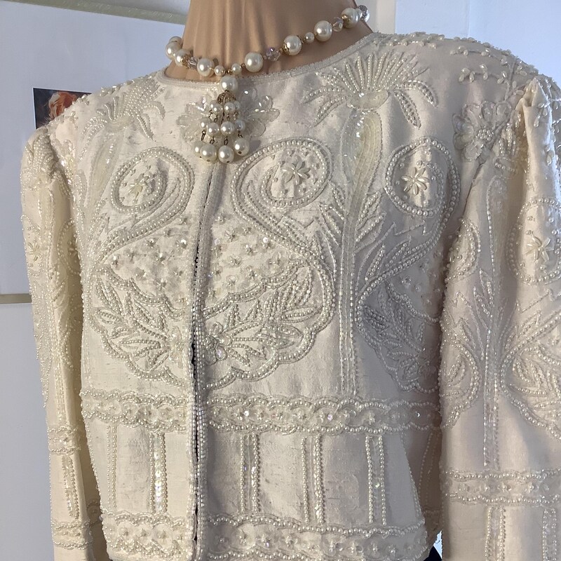 Beaded Silk Jacket - Etsy