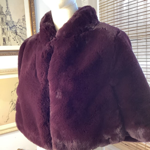 Faux Fur Capelet - Etsy