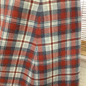 Vintage Late 70s-80s Pendleton Plaid Wool Skirt and Button Front Vest ...