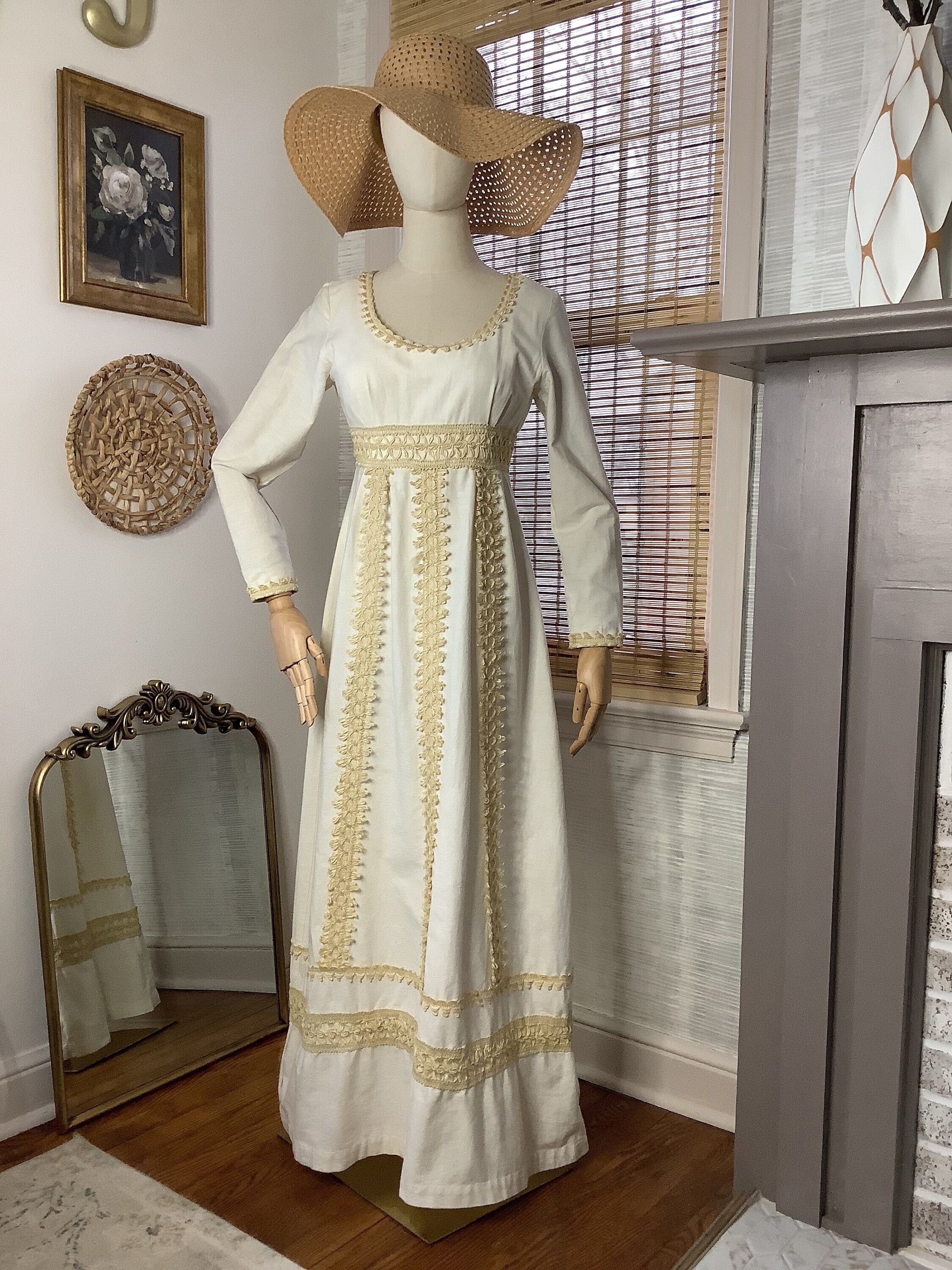 70s Vintage Joy Stevens Gold Maxi Dress | atelier-yuwa.ciao.jp