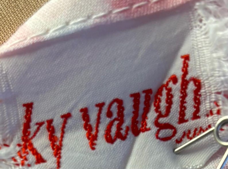 Vintage 1970s Vicky Vaughn Pink and White Gingham Maxi With Lace Trims ...