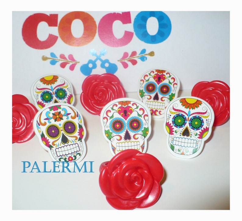 Coco Cupcake Toppers Coco Cake Topper Coco Party Favor | Etsy