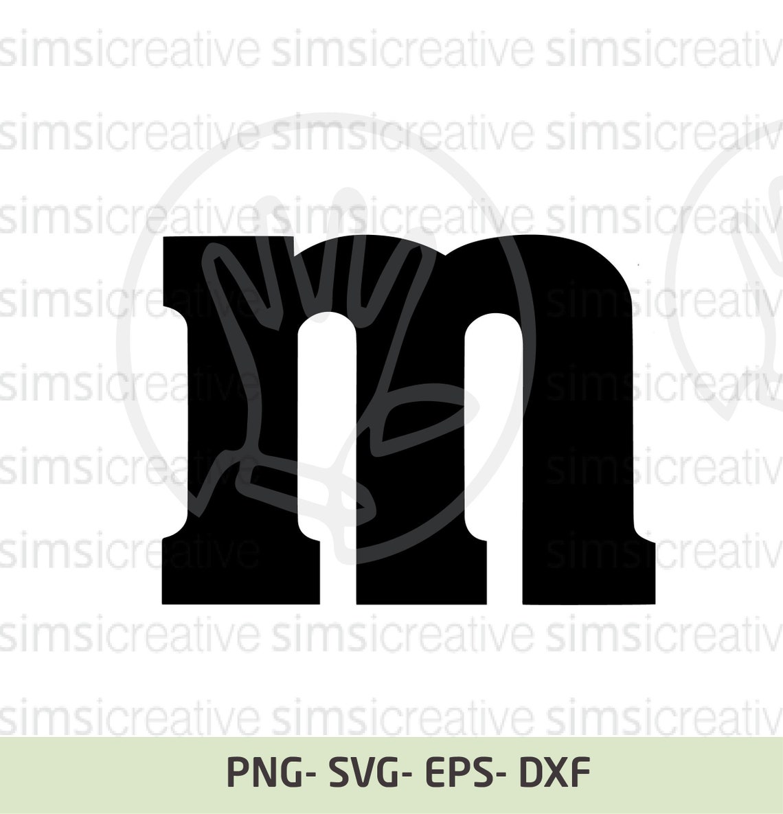 Lower Case Letter M Svg Png Eps Dxf Clip Art Cricut - Etsy