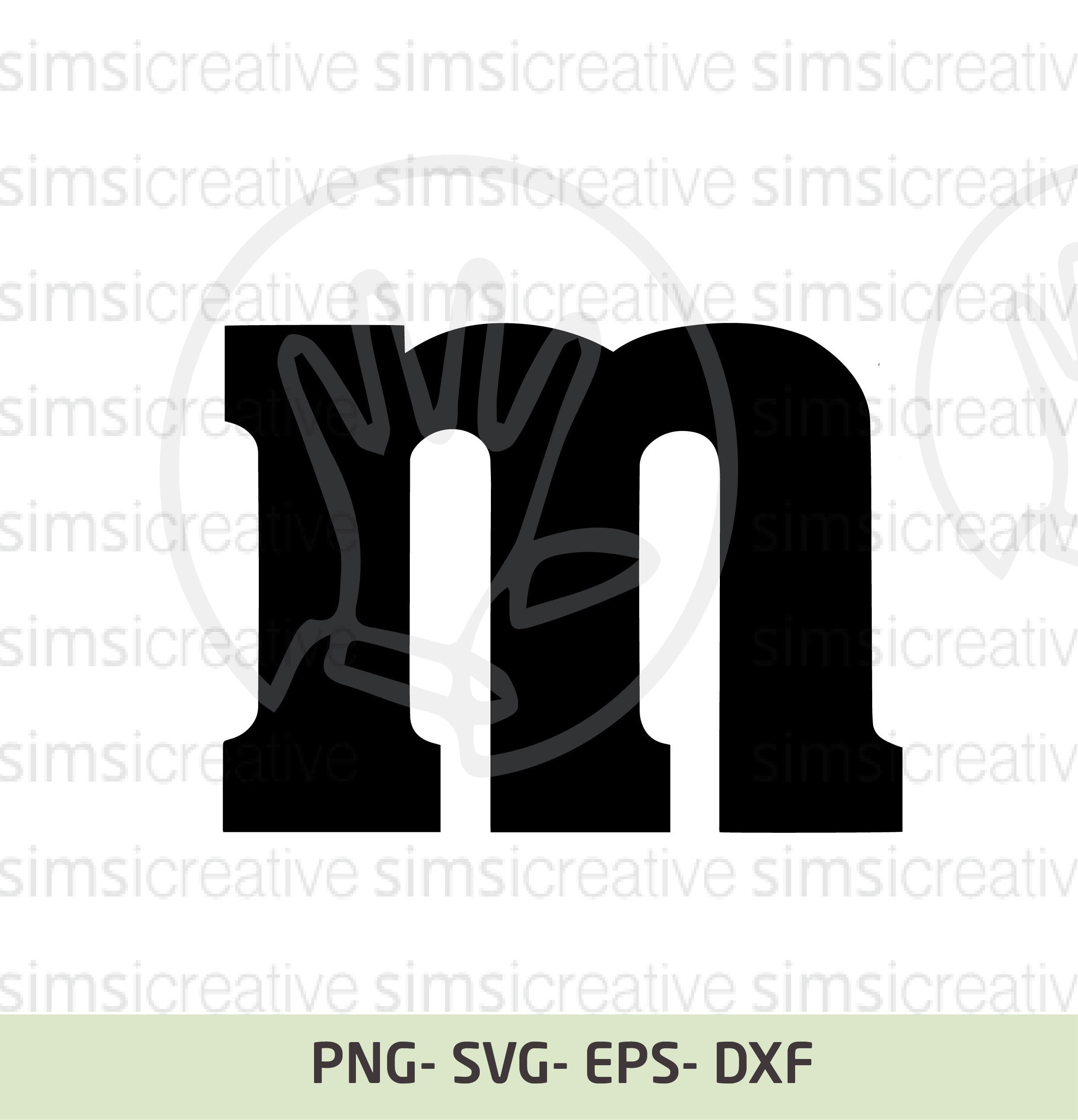 Lower Case Letter M Svg Png Eps Dxf Clip Art Cricut - Etsy