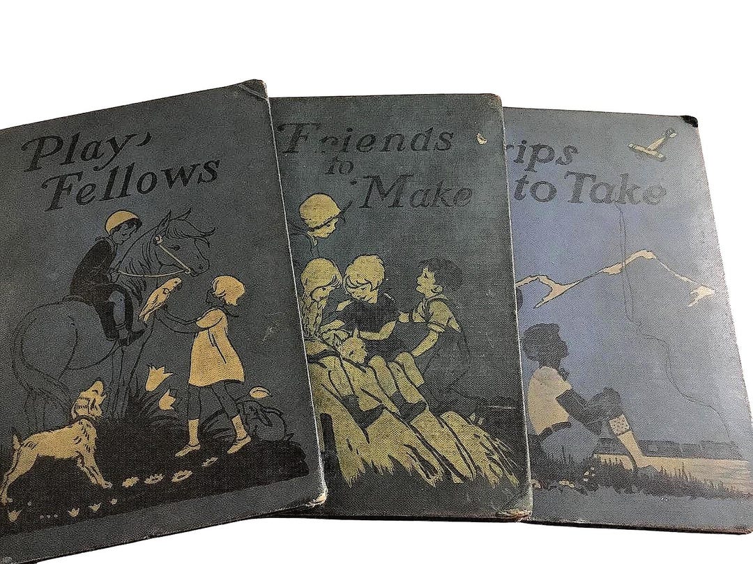 3 Vintage Books 1928 - Trips to Take, Friends to Make, Play Fellows ...