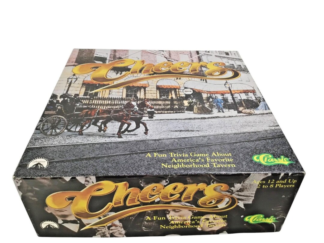 Vintage Cheers TV Show Trivia Board Game 1992 Classic Games 100% ...
