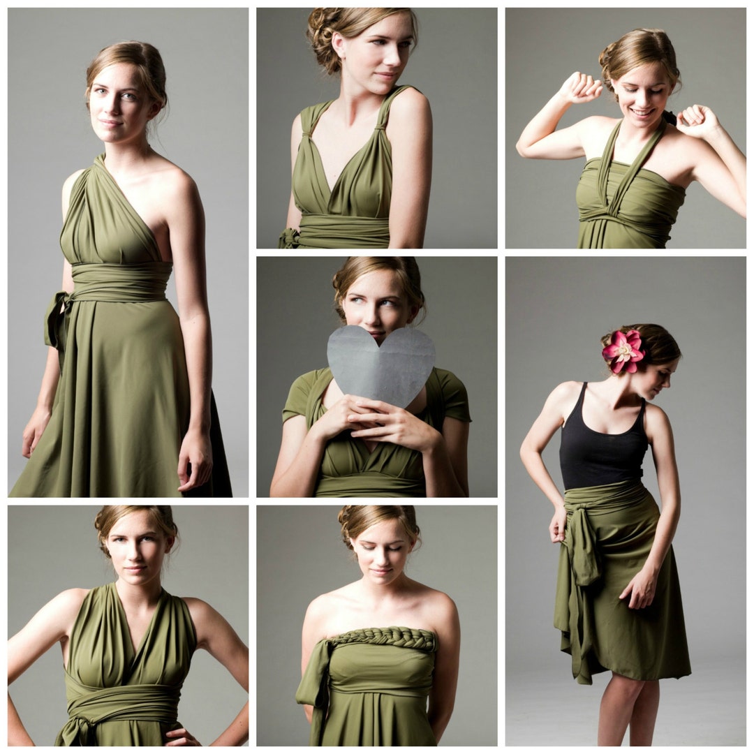 PDF Sewing Pattern Convertible Infinity Dress Classic Hem Size Small ...