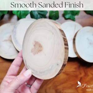 Bulk 4 Inch Wood Slices Thick Aspen Wood Rounds Natural Tree Slabs ...