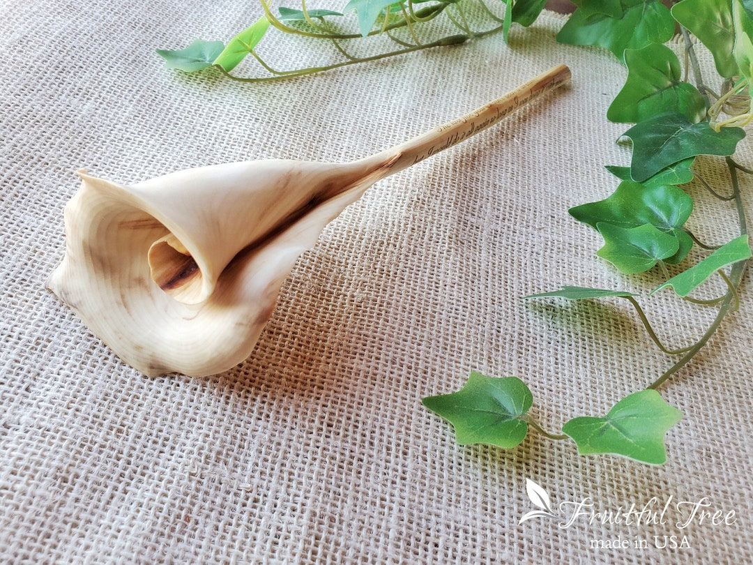 Hand Carved Wooden Calla Lily Engagement Gift Personalized Handmade ...