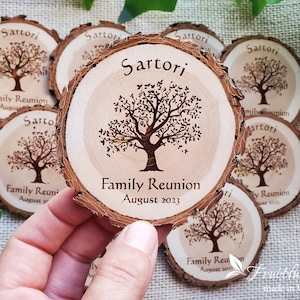 Family Reunion Mementos Personalized Engraved Family Gathering Wooden ...