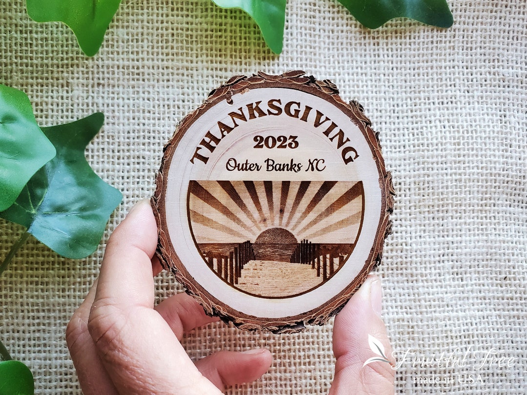 Engraved Wooden Magnets Personalized Beach Sunset Family Reunion Gifts ...