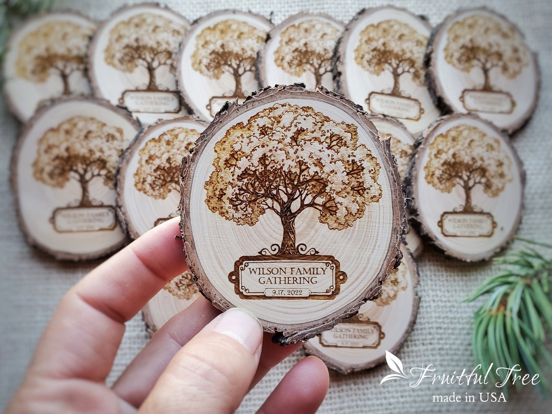 Family Reunion Mementos Personalized Engraved Family Gathering Wooden ...