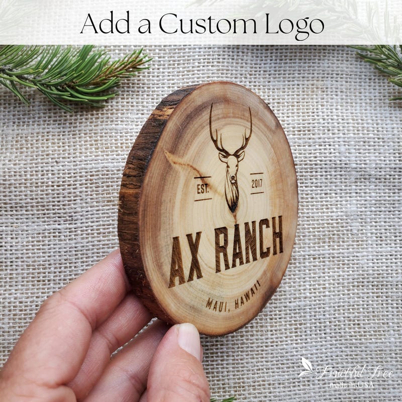 Wooden Natural Coasters - Etsy