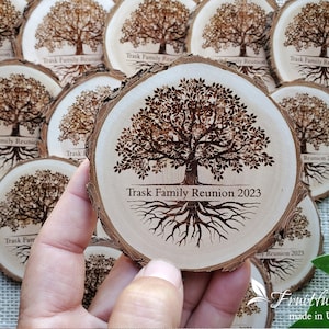 Family Reunion Mementos Personalized Engraved Family Gathering Wooden ...