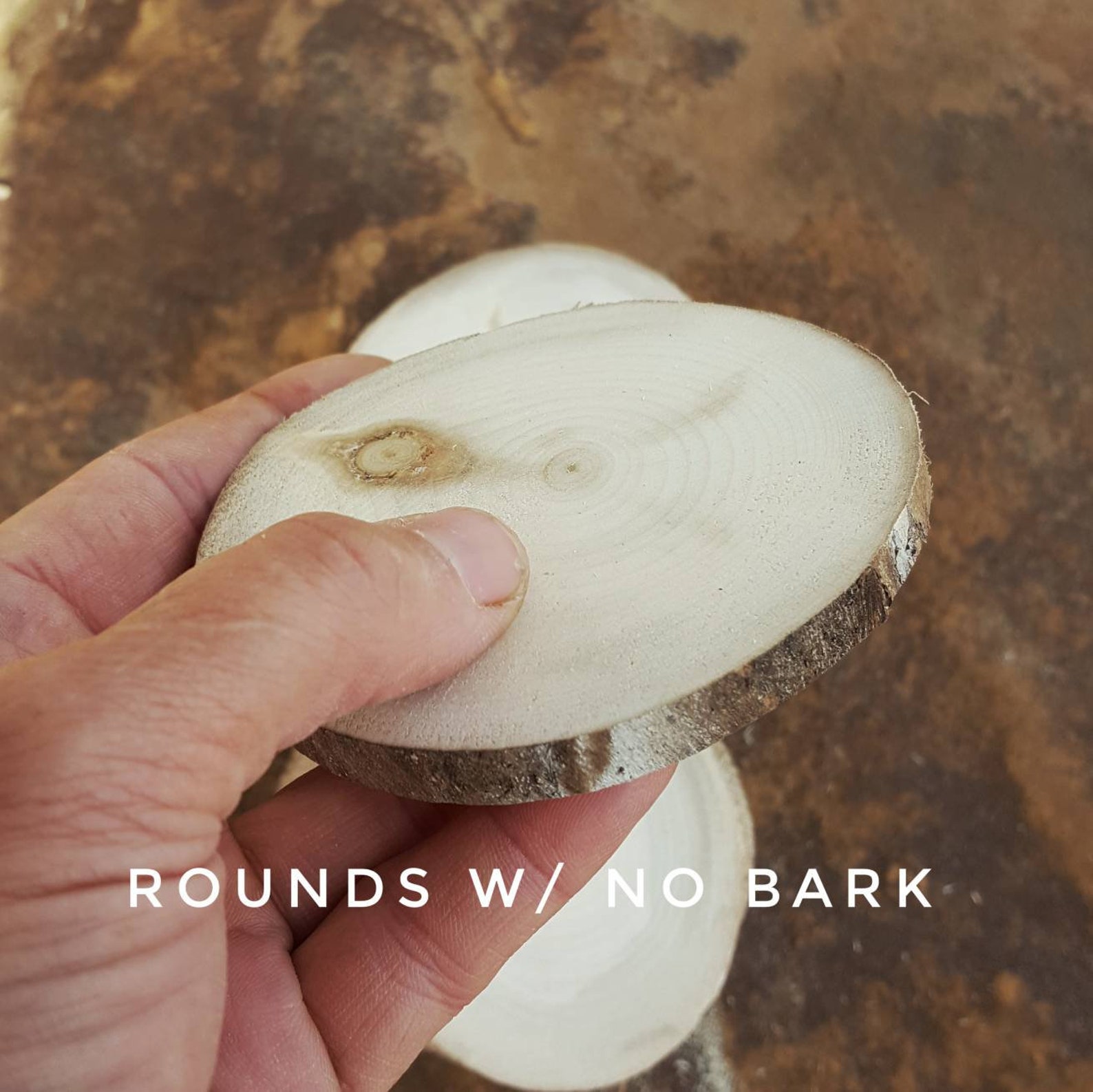 100-wood Slices Bulk 3 Aspen Wood Rounds Thin Wood | Etsy