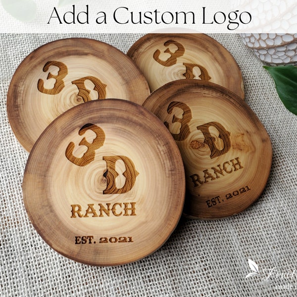 Log Cabin Coasters - Etsy