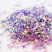 Iridescent Purple Four Point Stars Shape Glitter 4mm Star - Etsy