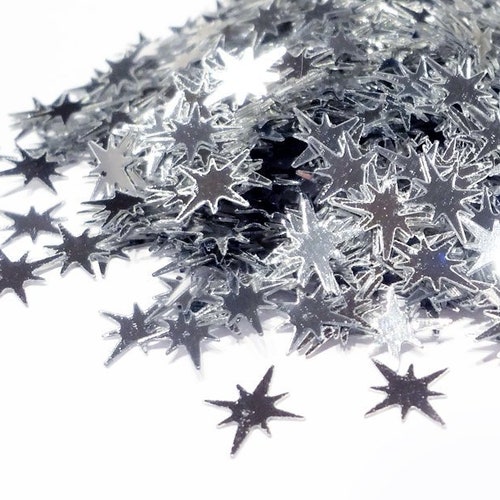 Shiny Gold Starburst Shape Glitter 9x8mm Thick Confetti - Etsy