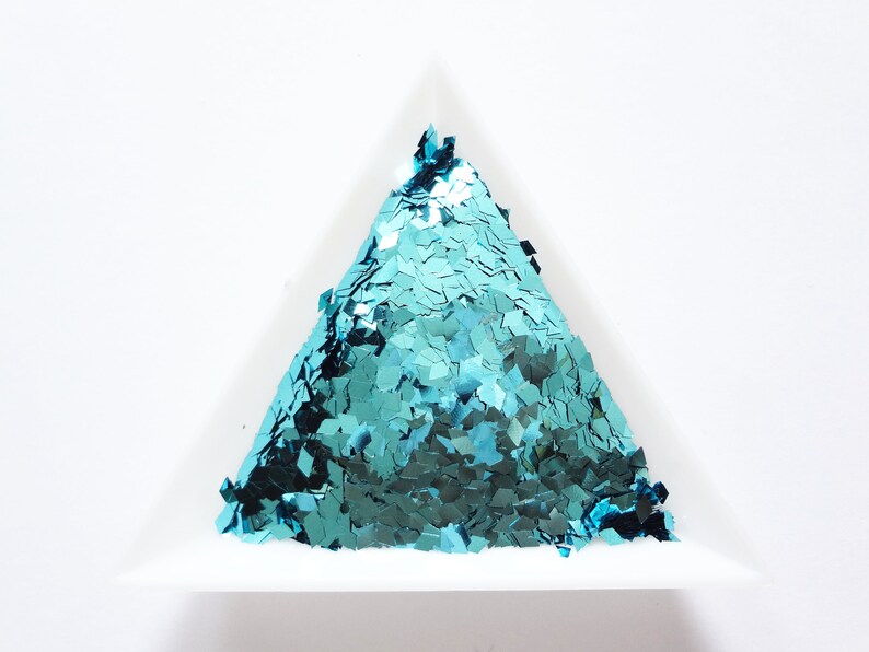 Teal Blue Diamond Shape Glitter 4x2mm - Etsy