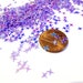 Iridescent Purple Four Point Stars Shape Glitter 4mm Star - Etsy