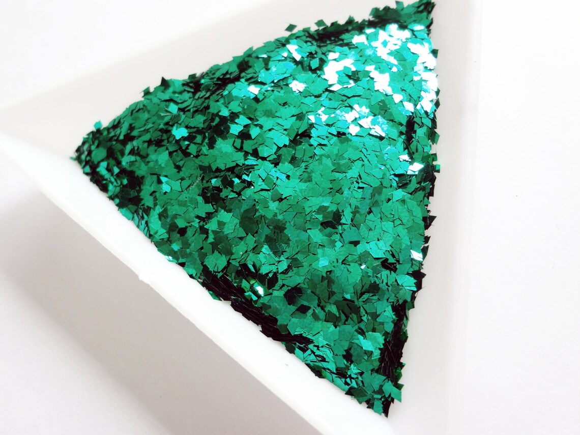 Forest Green Diamond Shape Glitter 2x1mm - Etsy