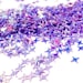 Iridescent Purple Four Point Stars Shape Glitter 4mm Star - Etsy