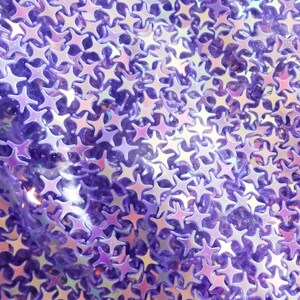 Iridescent Purple Four Point Stars Shape Glitter 4mm Star - Etsy