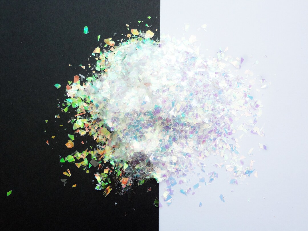 Iridescent Flakes, Mylar Flakes, Cellophane Shards - Etsy