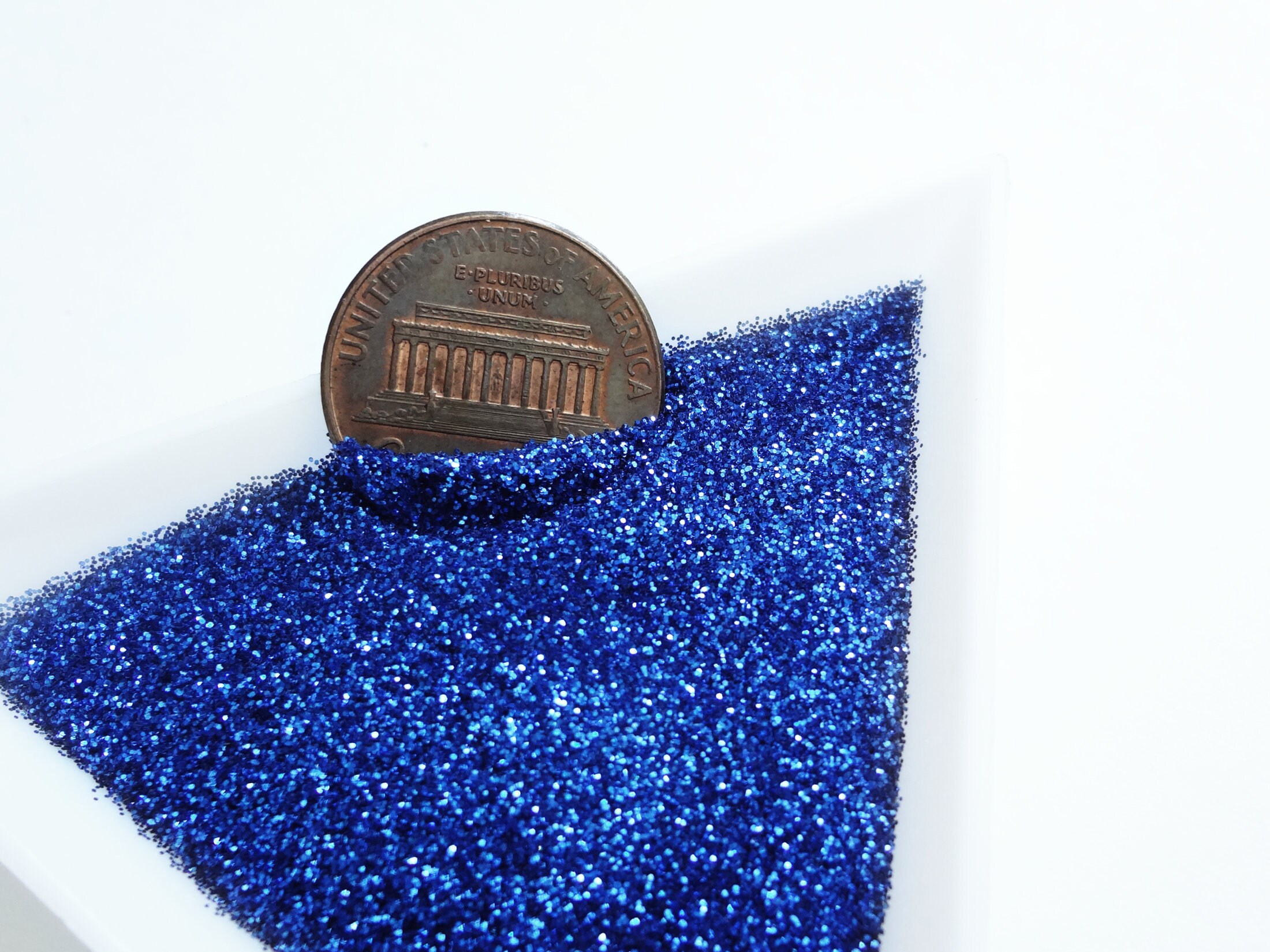 Marine Blue Loose Ultra Fine Glitter .008 Hex 0.2mm | Etsy