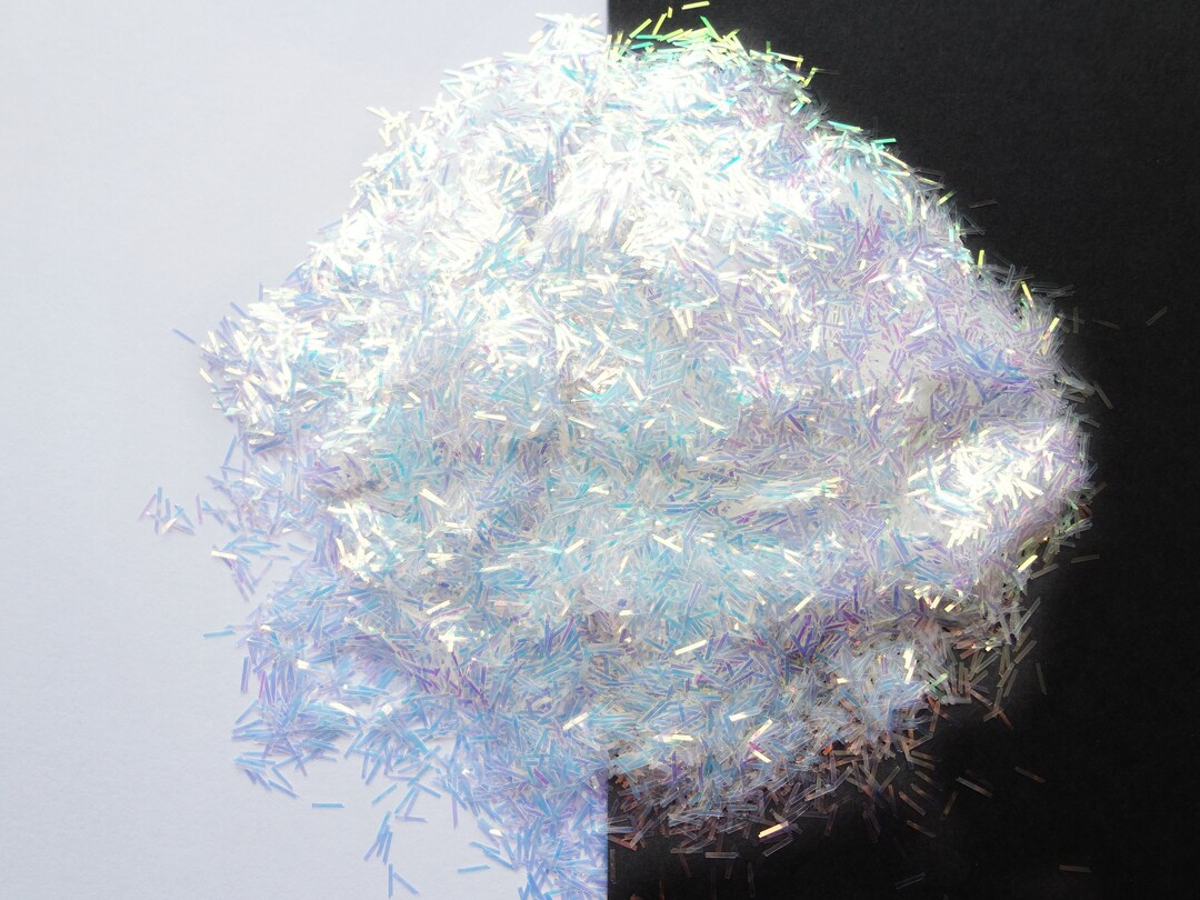 Ships Nov 4 Iridescent Tinsel Bar Shape Glitter 0.3x3mm - Etsy