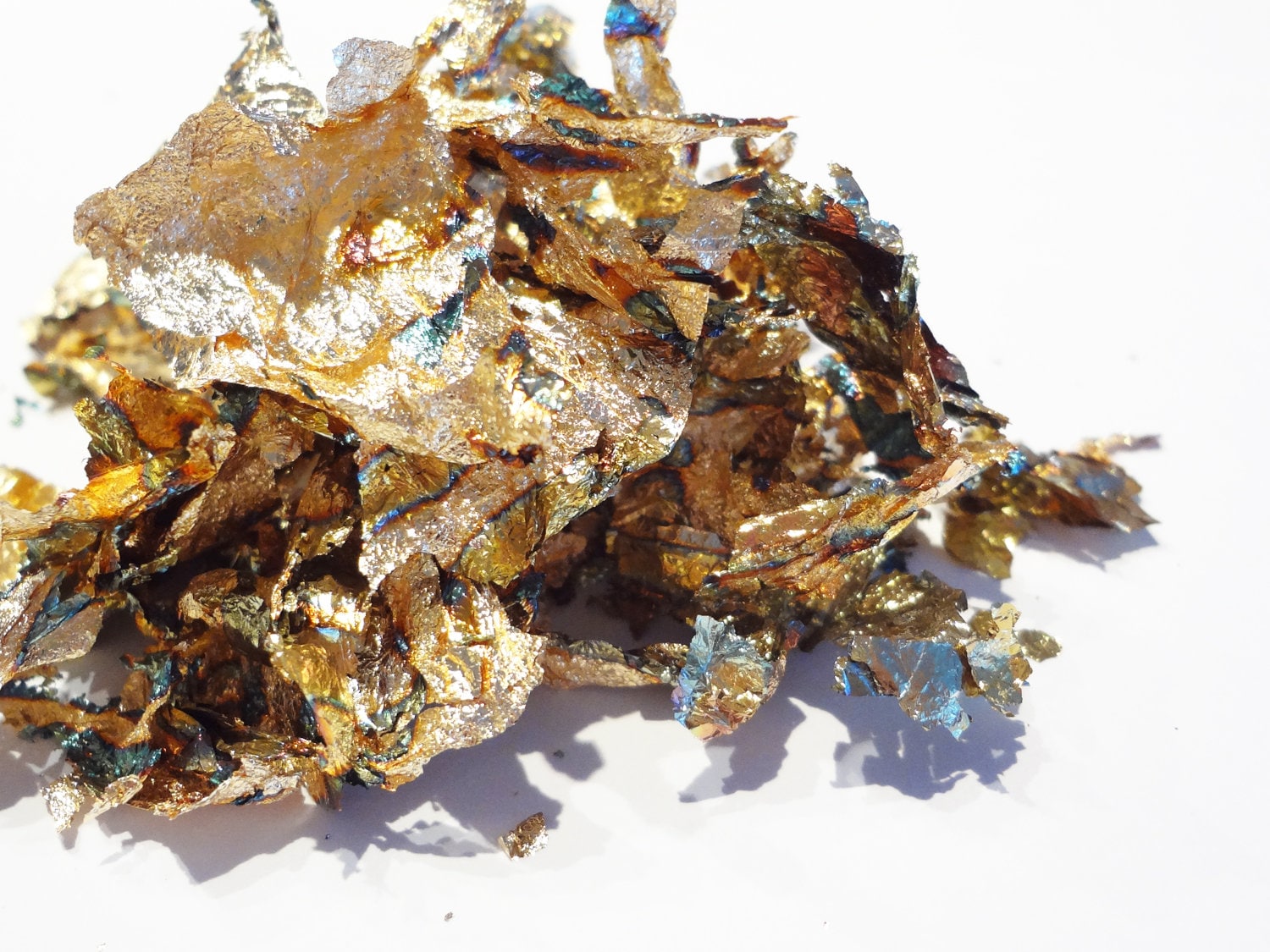 Chameleon Gold Flakes Burn Multicolor Flakes | Etsy