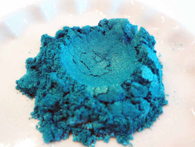 Turquoise Green Pigment Powder Resin Colorant Pearl Color | Etsy