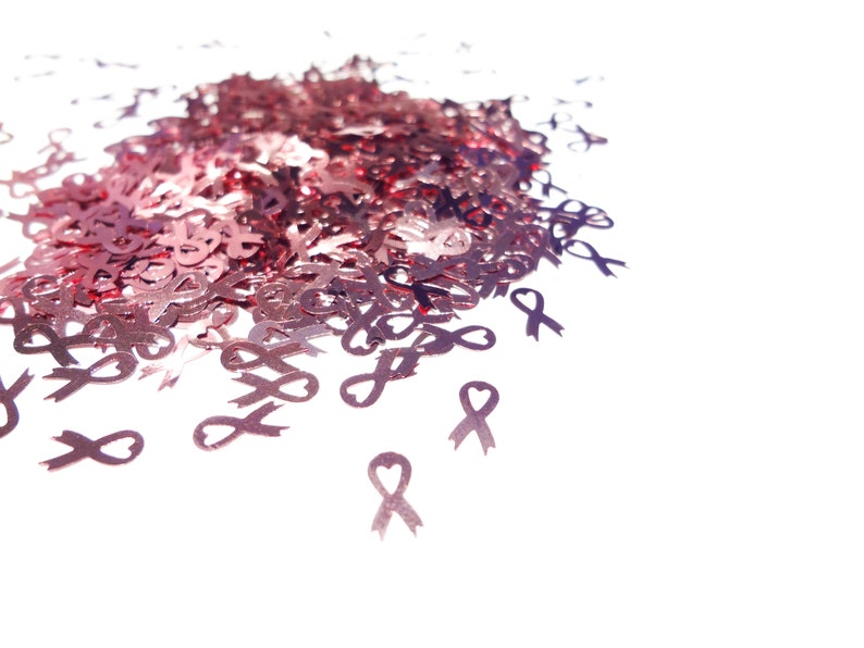Breast Cancer Awareness Glitter Sweet Pink 8mm X 3mm Ribbon | Etsy