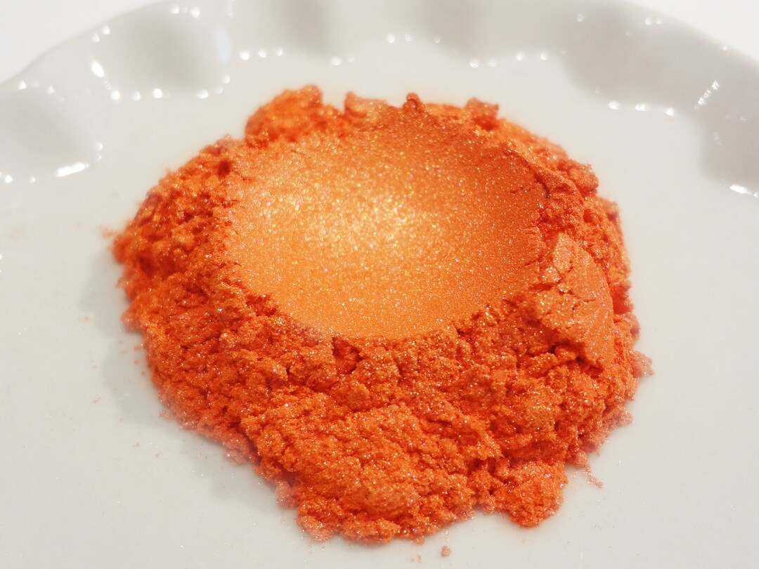 Tangerine Orange Pigment Powder, Resin Colorant, Pearl Color Dye - Etsy