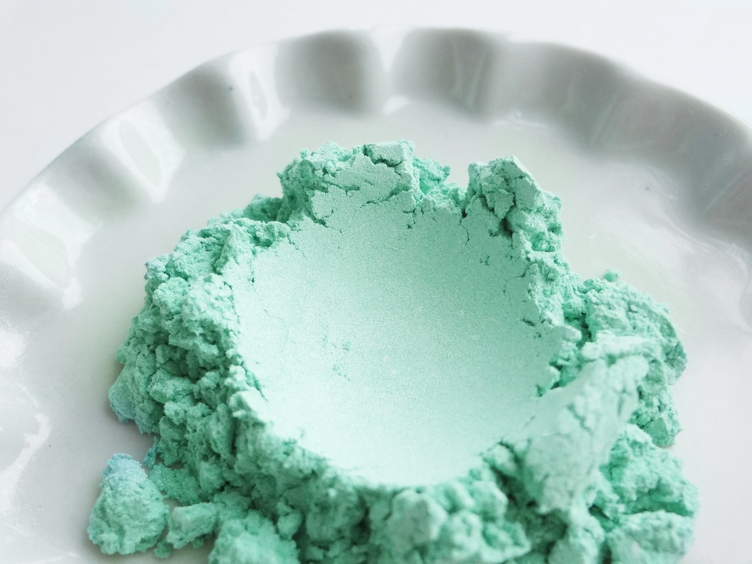 Baby Mint Green Pigment Powder, Resin Colorant, Pearl Color Dye - Etsy