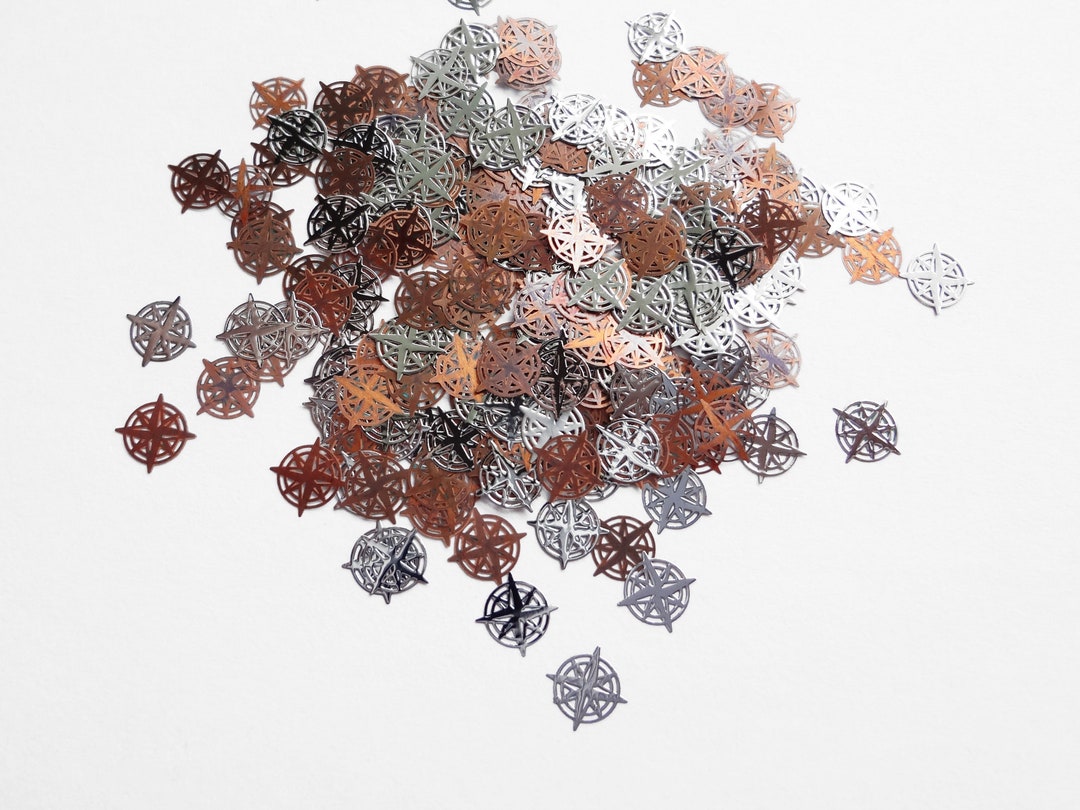 5mm Silver Compass, Nail Art Slices - Etsy