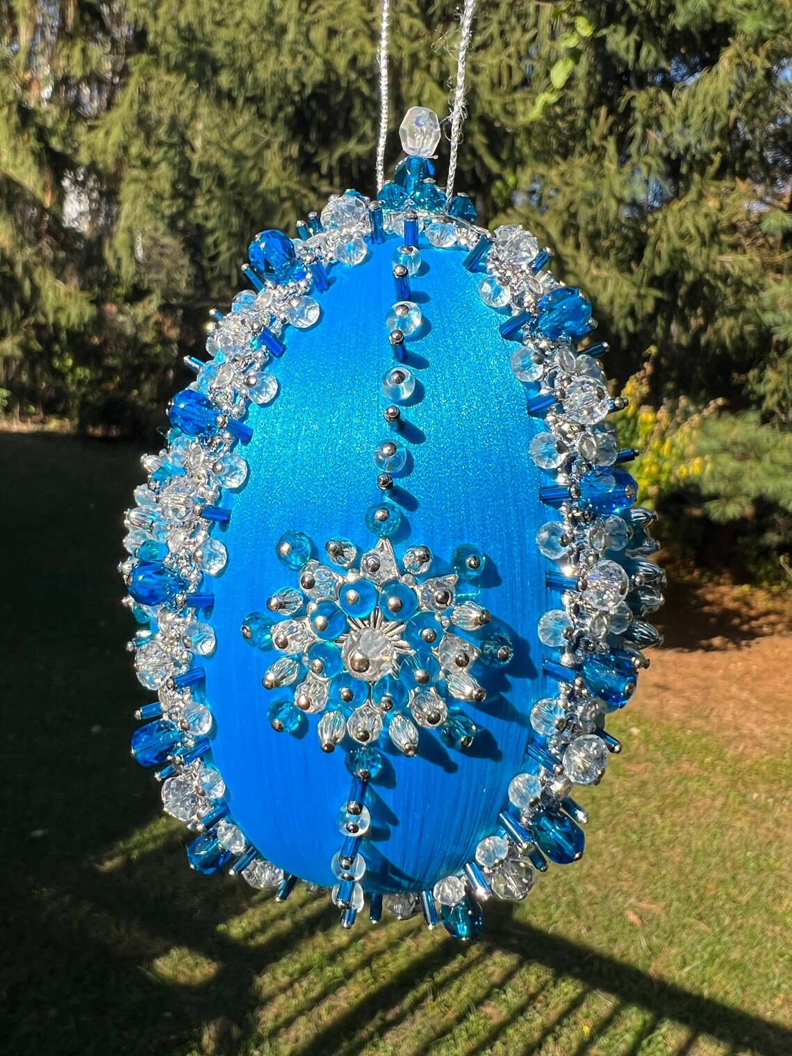Extra Large Push Pin Christmas Handmade Vintage Ornament Beads - Etsy
