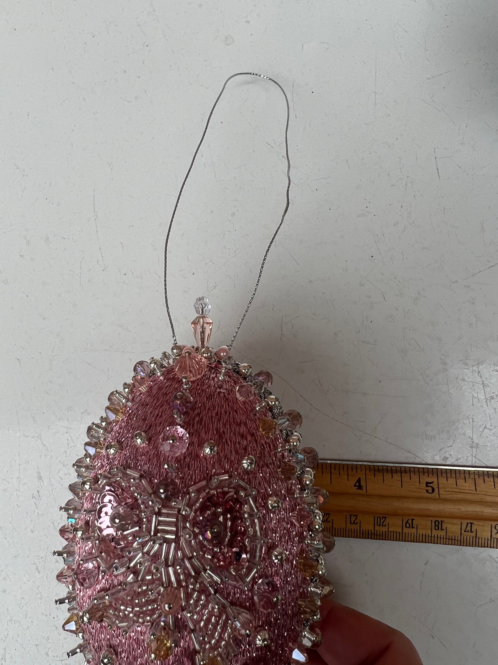 Extra Large Push Pin Christmas Handmade Vintage Ornament Rhinestone ...