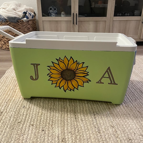 Painted Cooler - Etsy