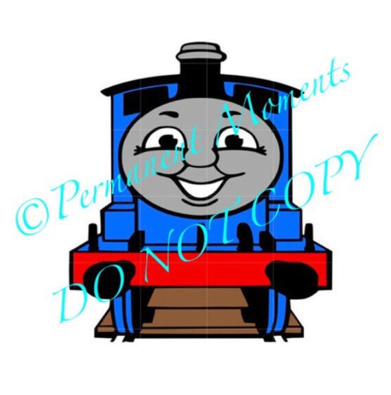 Cartoon Train Engine Face