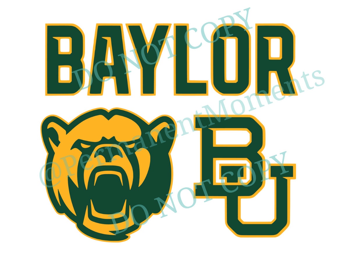 Baylor University Athletics Logo Clipart