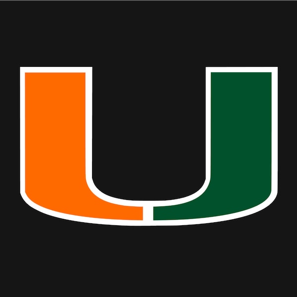 Miami Hurricanes Svg - Etsy