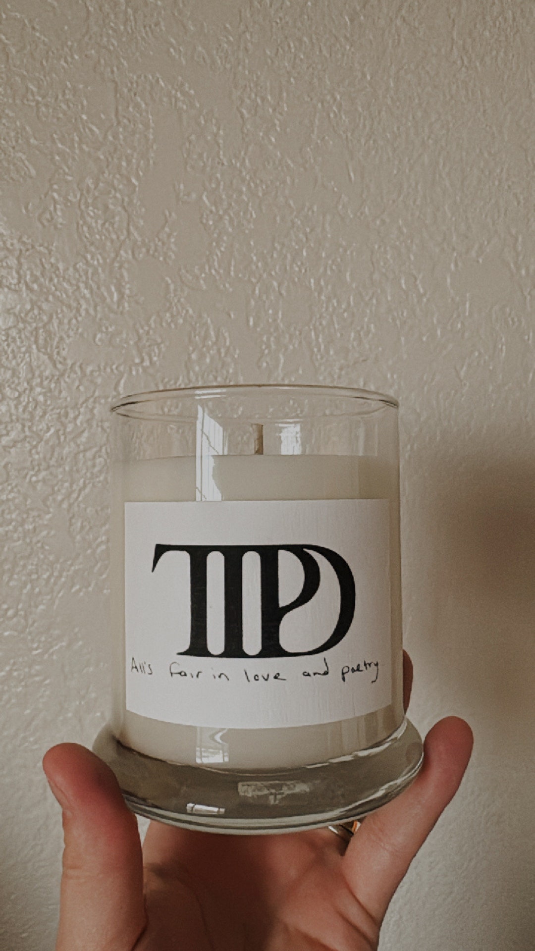 TTPD / Taylor Swift Themed Candle / Soy Wax / Handmade - Etsy