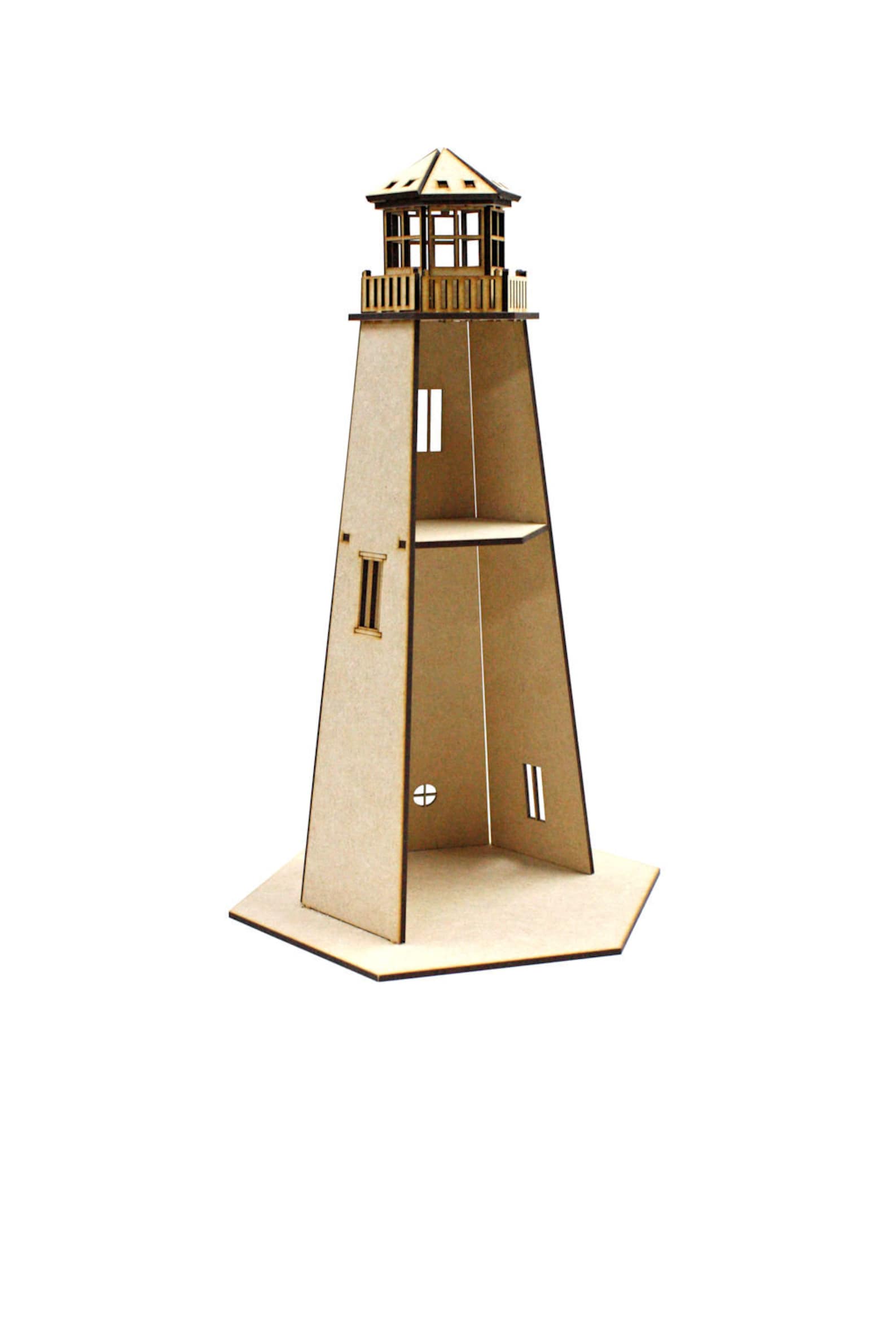Lighthouse 3D Model Mdf Kit - Etsy