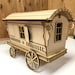 3D DIY MDF Model Kit Large Gypsy Caravan (vardo) - Scale Approx 1:12 ...