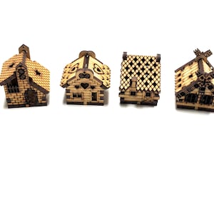 Mini Houses Set - DIY - Etsy