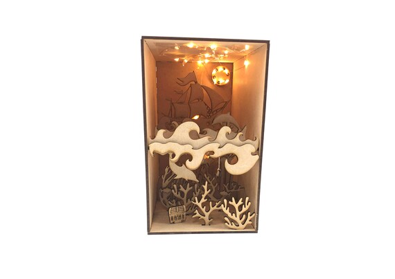 Book Nook Kit Ocean Nook - Etsy