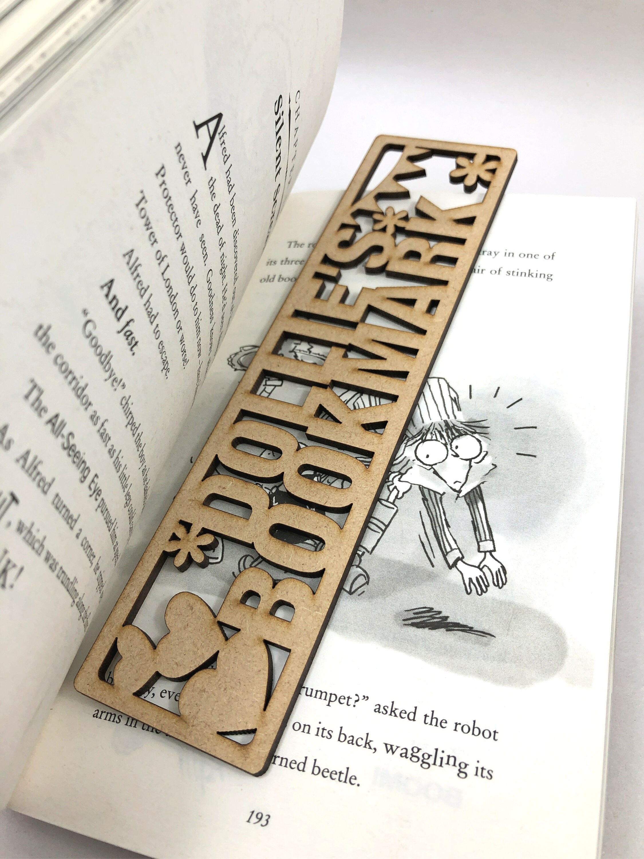 Personalised Kids MDF Bookmarks Colour in or Paint Party - Etsy UK