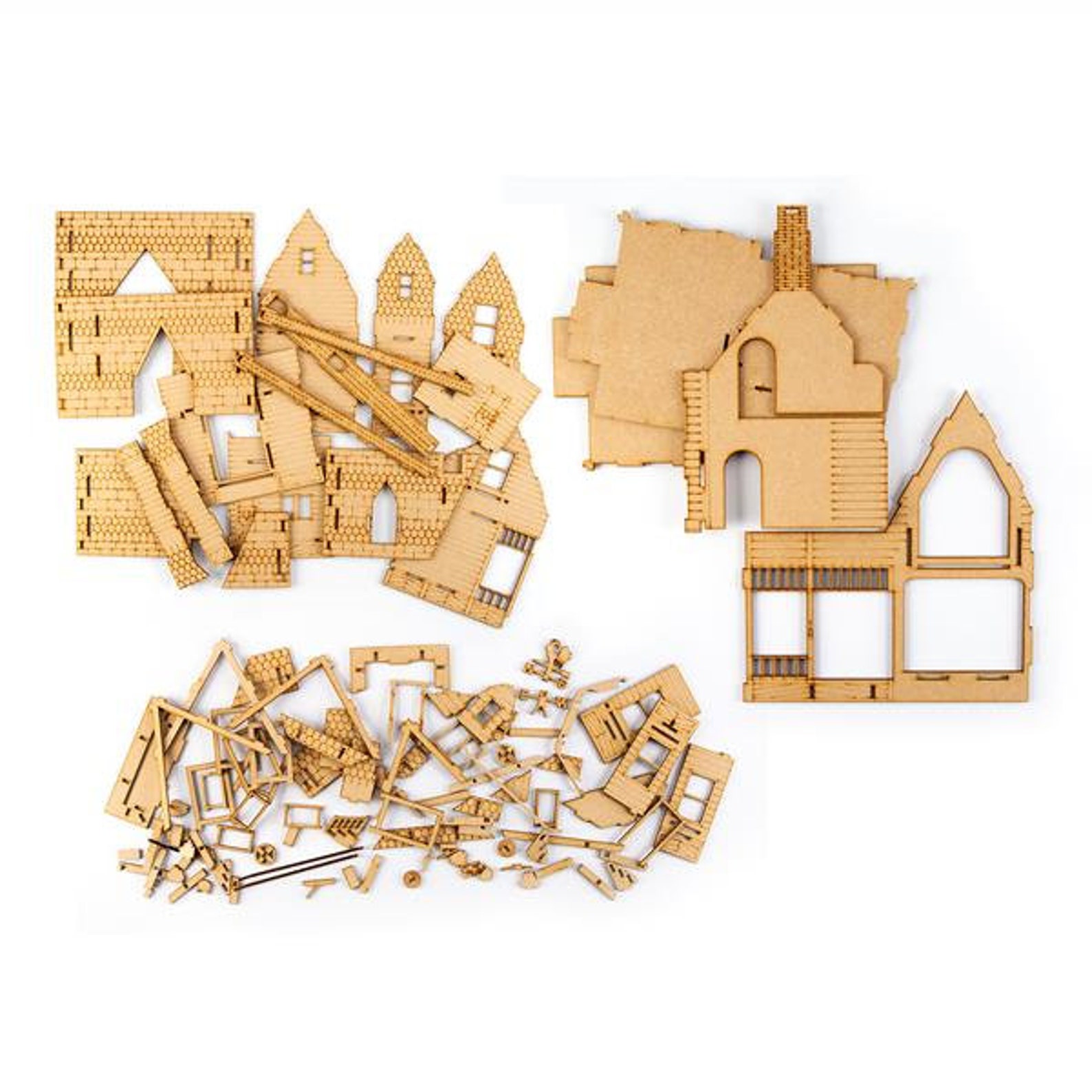 UP House Detailed MDF Model Kit Diy - Etsy